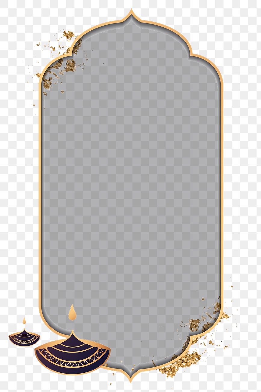 Png Islamic design frame, transparent | Premium PNG - rawpixel