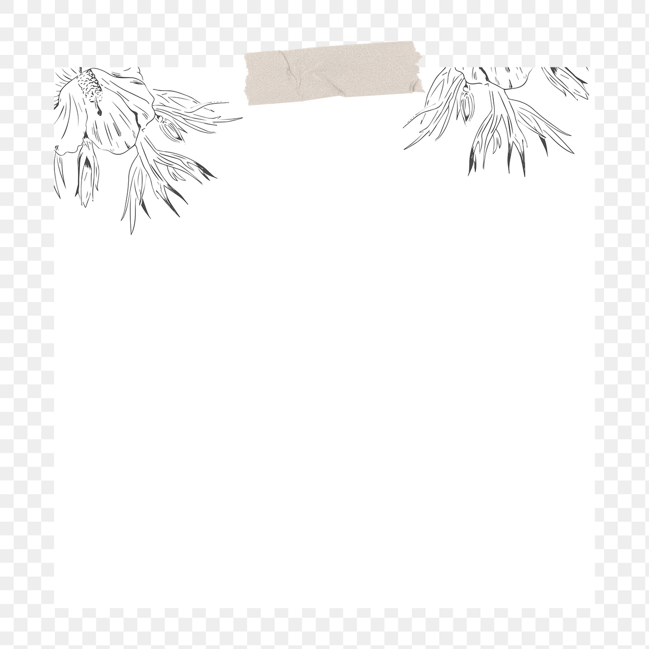 Minimal notepaper png, transparent background | Premium PNG - rawpixel