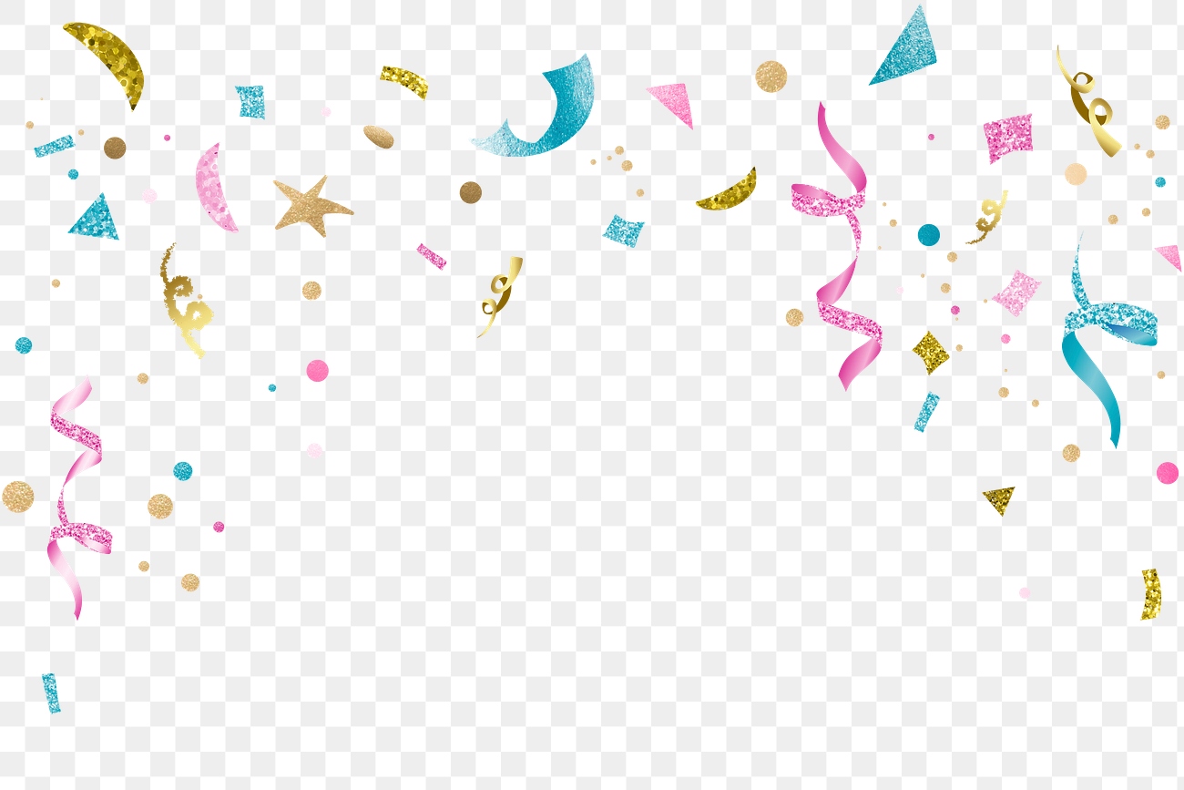 Png festive confetti border, transparent | Premium PNG - rawpixel