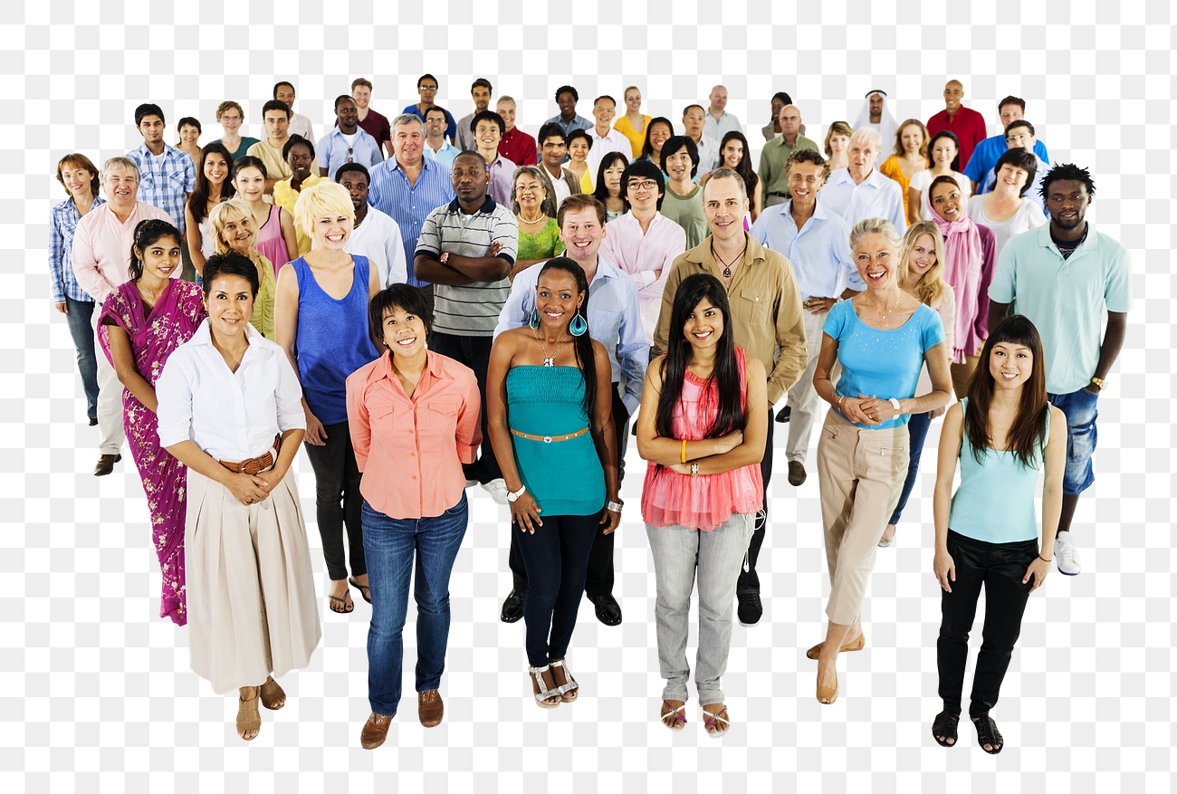 Diverse people png, transparent background | Premium PNG - rawpixel