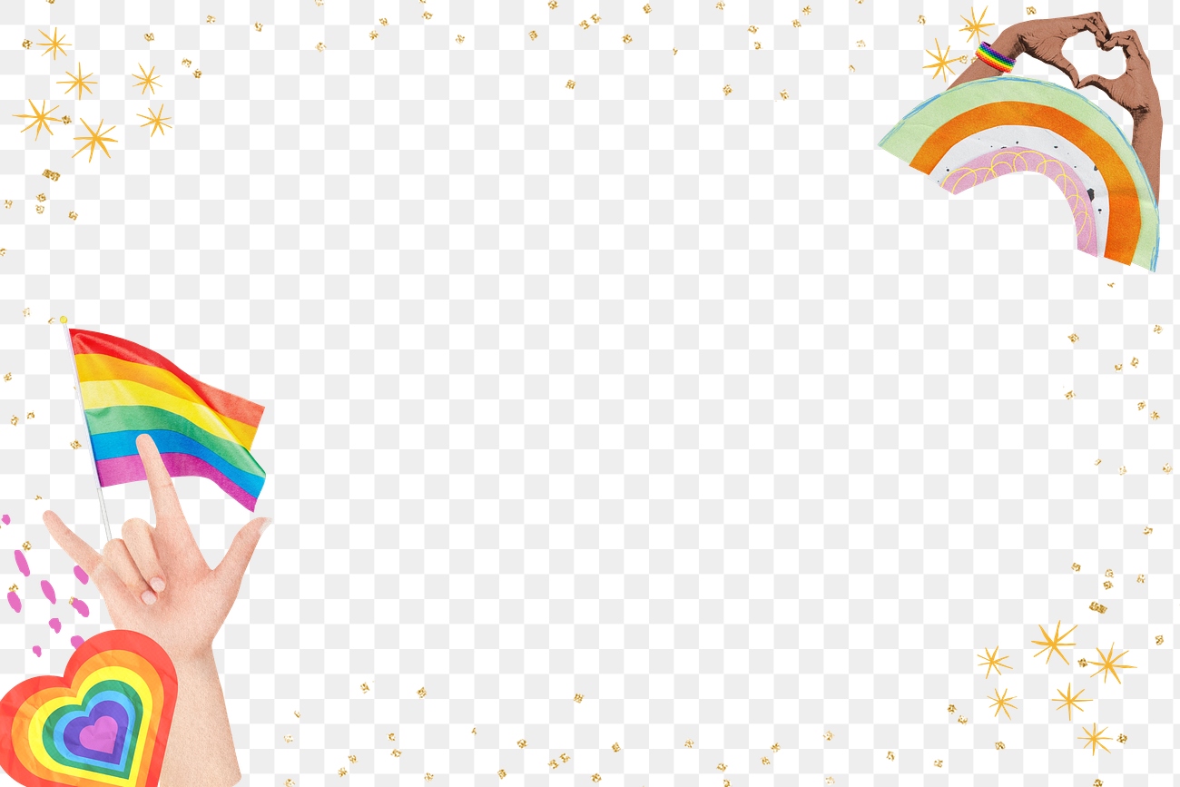 LGBTQ pride png border frame, | Premium PNG - rawpixel