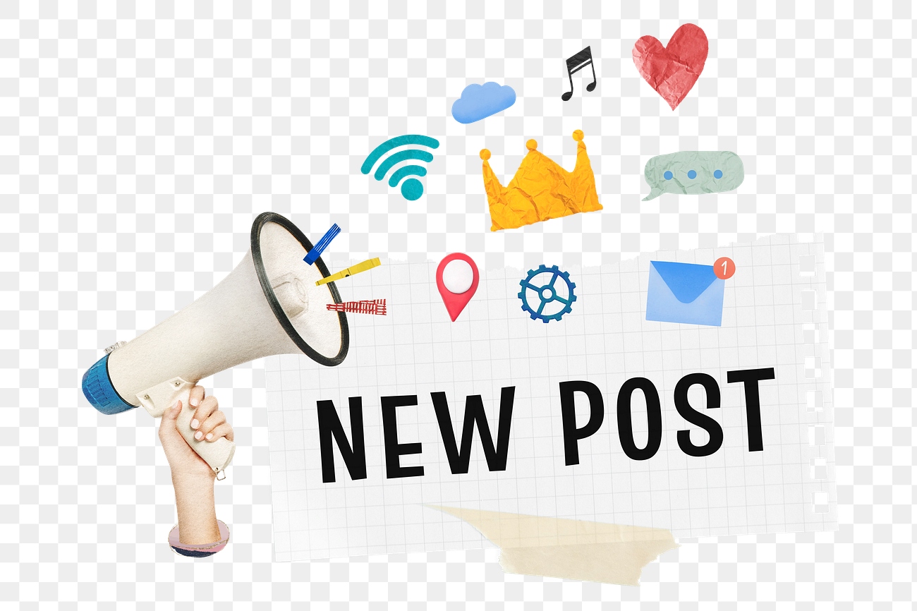 New post png digital marketing | Premium PNG - rawpixel