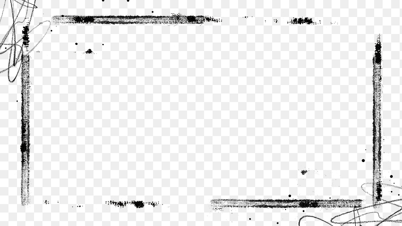 Black ink frame png, transparent | Premium PNG - rawpixel