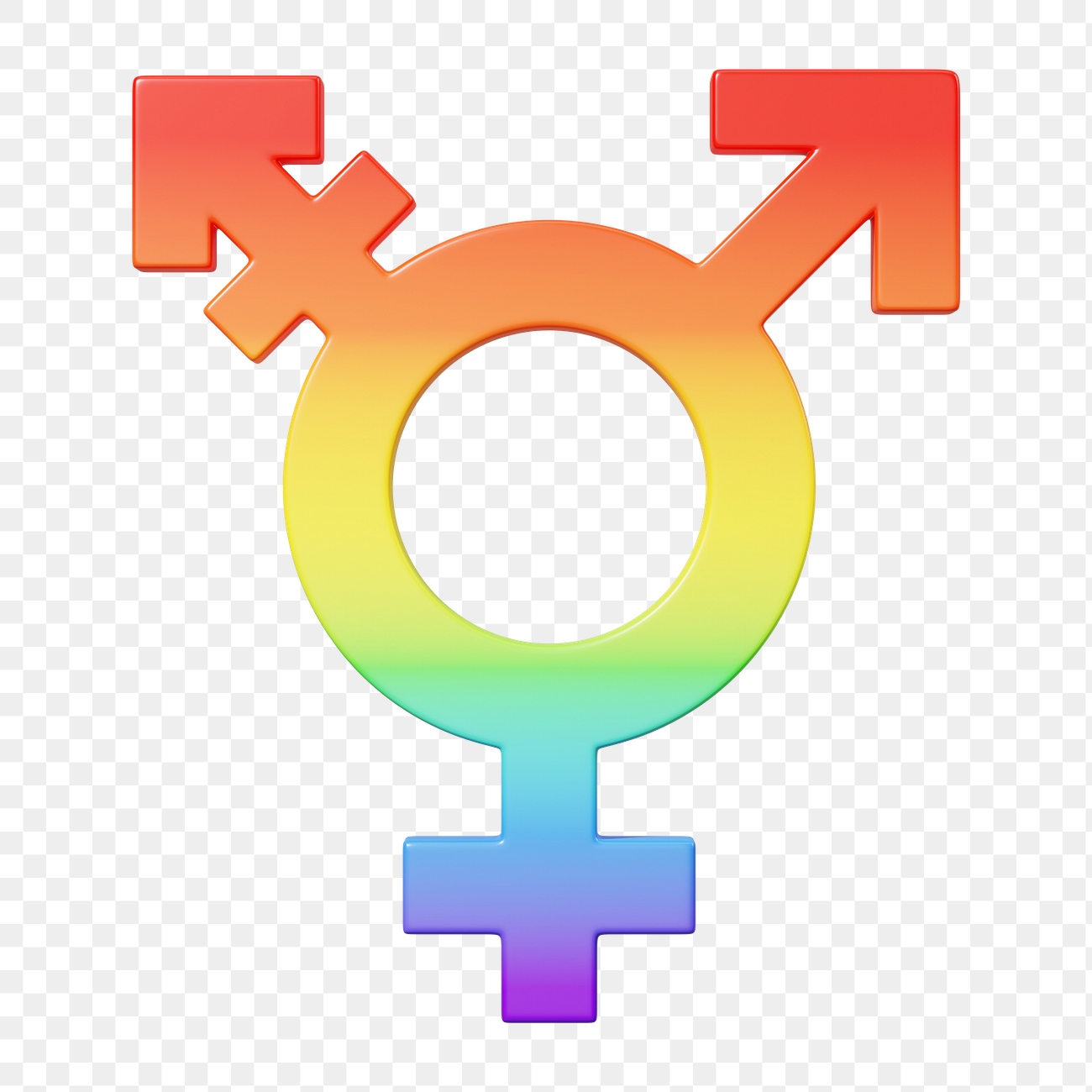 Transgender gender png symbol, transparent | Premium PNG - rawpixel