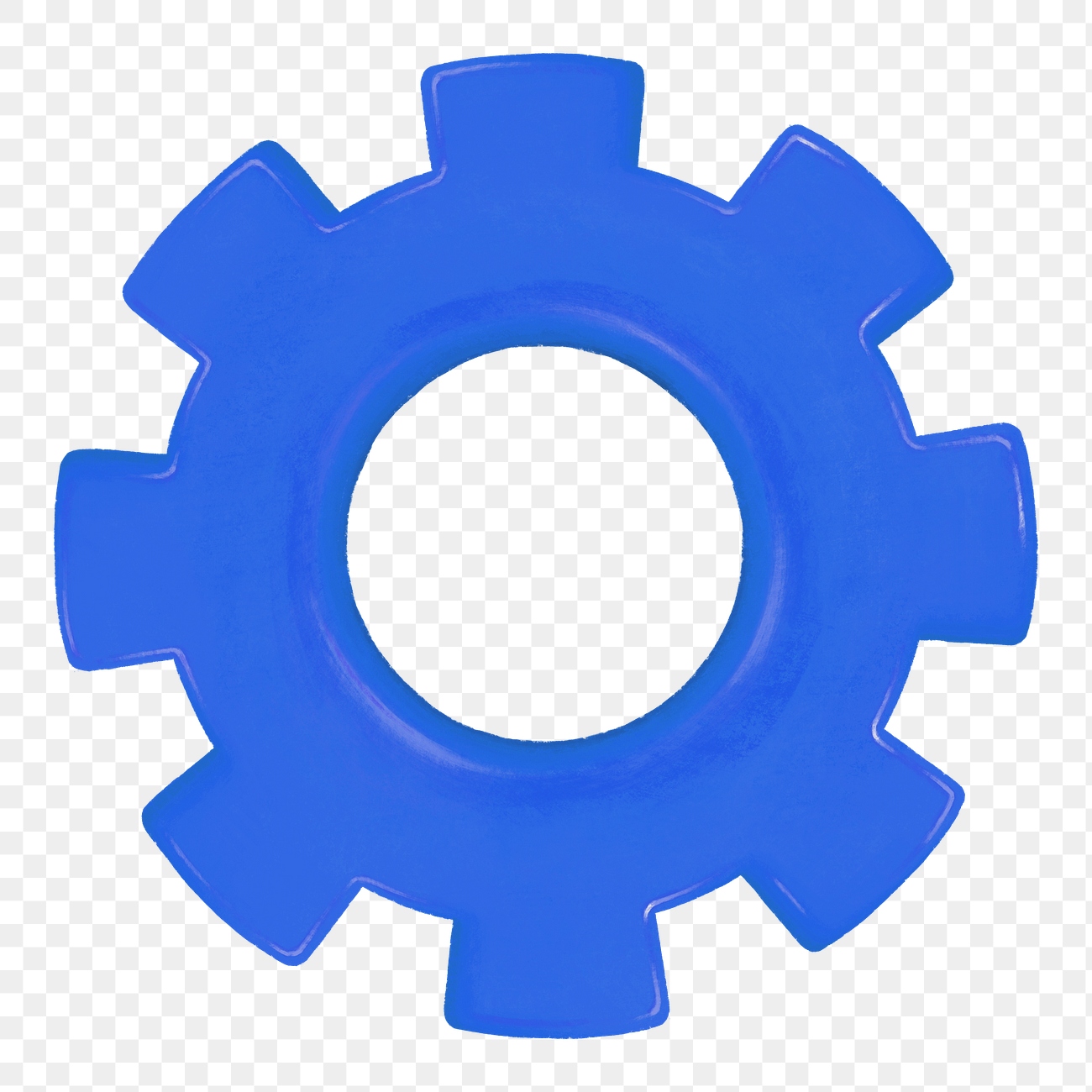 Blue cogwheel png, business element | Premium PNG - rawpixel