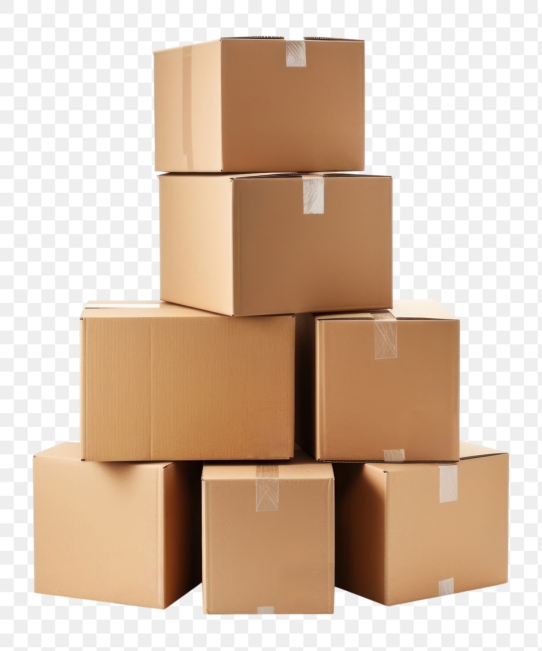PNG Stacked moving boxes cardboard | Premium PNG - rawpixel