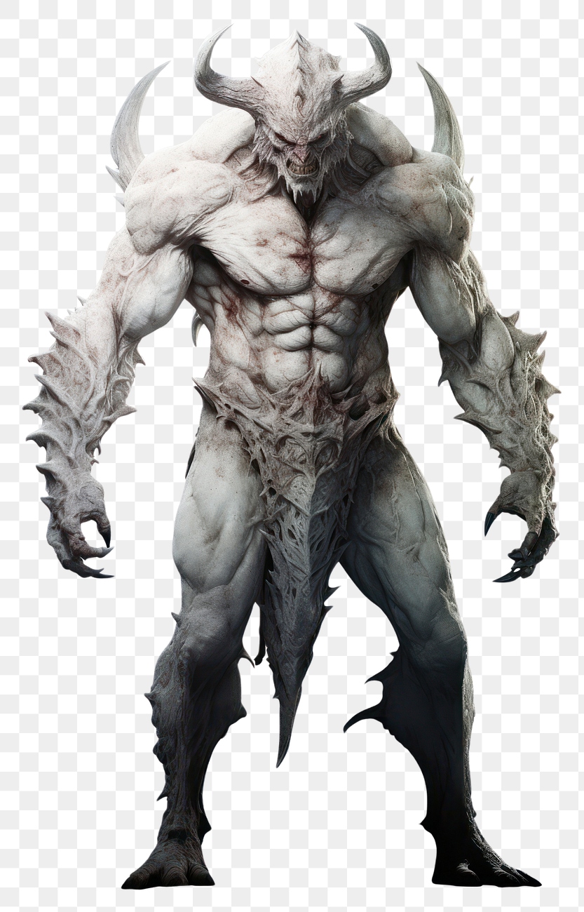 PNG Demon character sculpture statue | Premium PNG - rawpixel