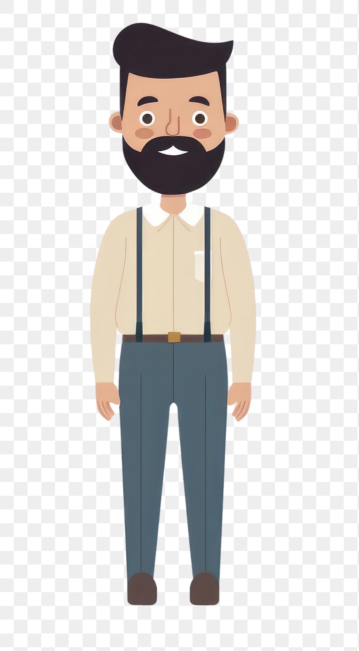 PNG Cartoon cartoon men white | Free PNG - rawpixel