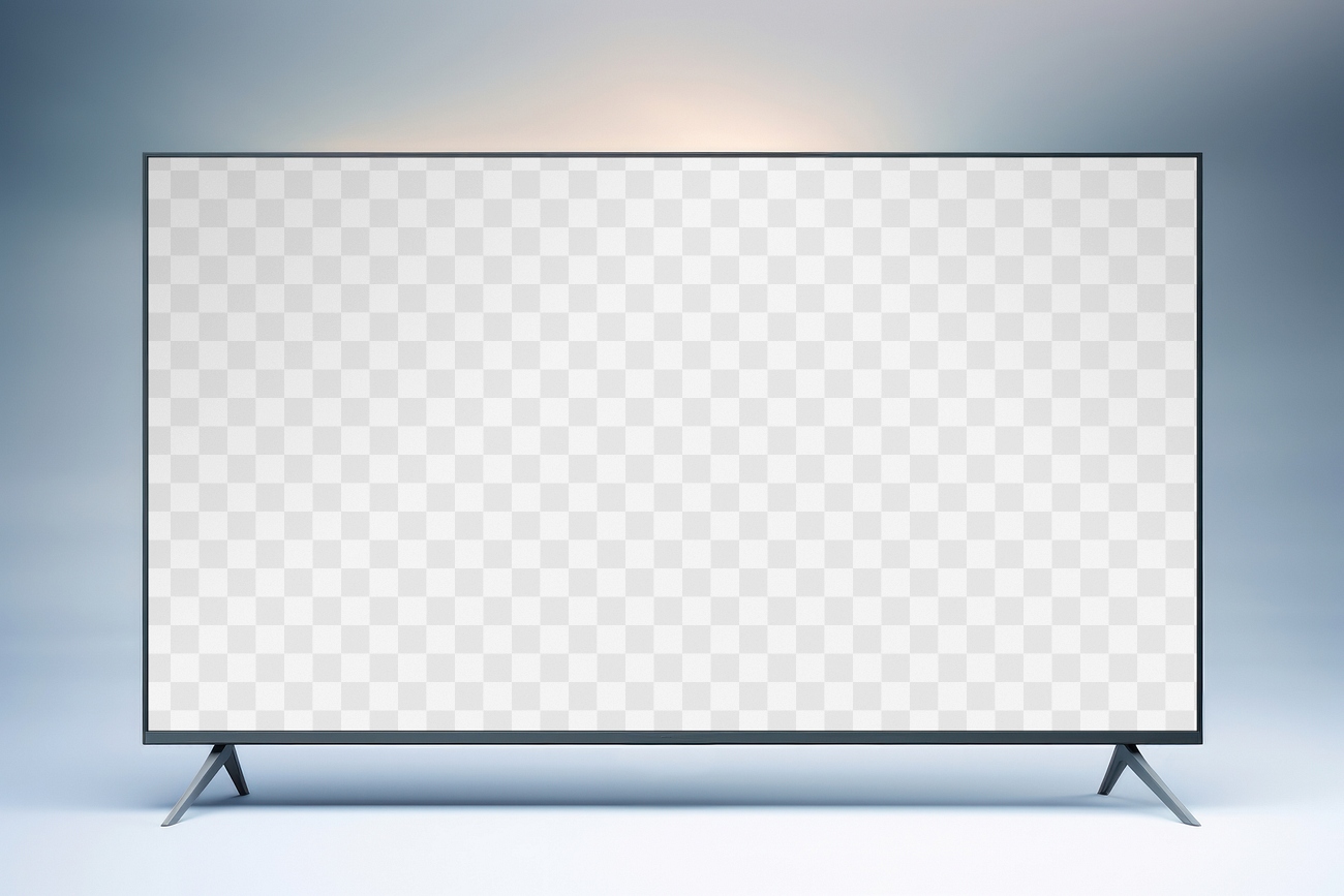 Smart TV screen png mockup, | Premium PNG - rawpixel