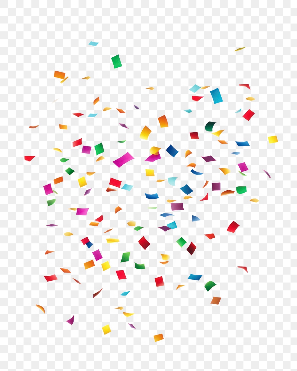 Colorful confetti effect png, transparent | Free PNG - rawpixel