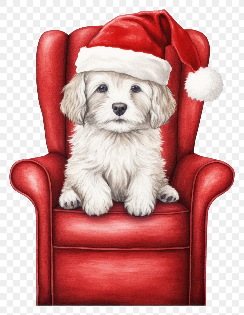 PNG Dog wear christmas hat | Free PNG - rawpixel