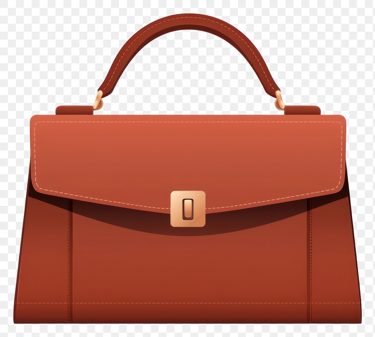 PNG A Stylish brown leather | Free PNG - rawpixel