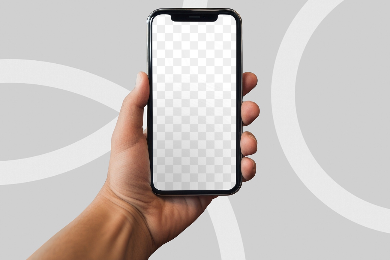 Smartphone screen png mockup, transparent | Premium PNG - rawpixel