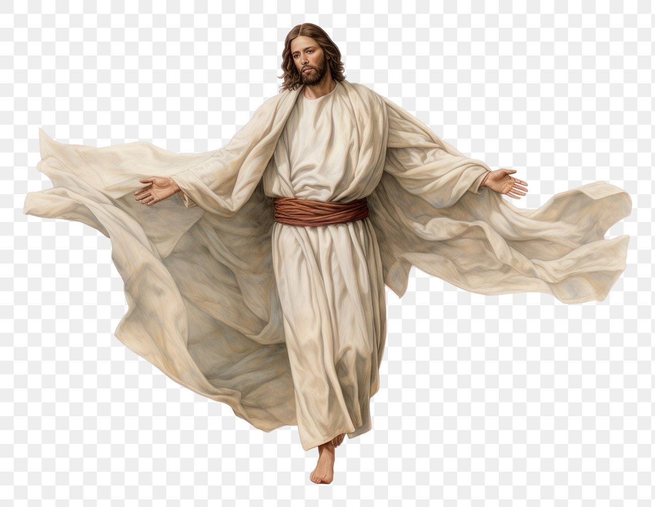 PNG Jesus fashion adult robe | Premium PNG - rawpixel