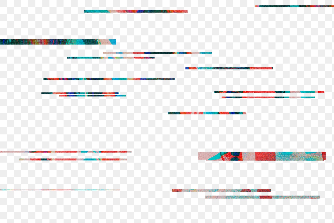 Glitch effect png texture, transparent | Premium PNG - rawpixel