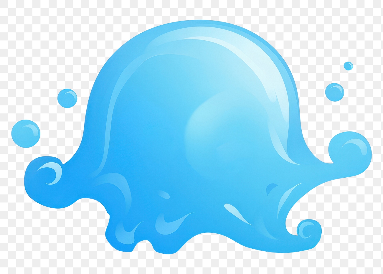 PNG Blob swimming blue transparent. | Free PNG - rawpixel