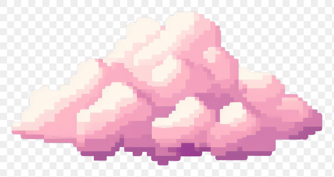 PNG Simple cloud sky pixelated | Premium PNG - rawpixel