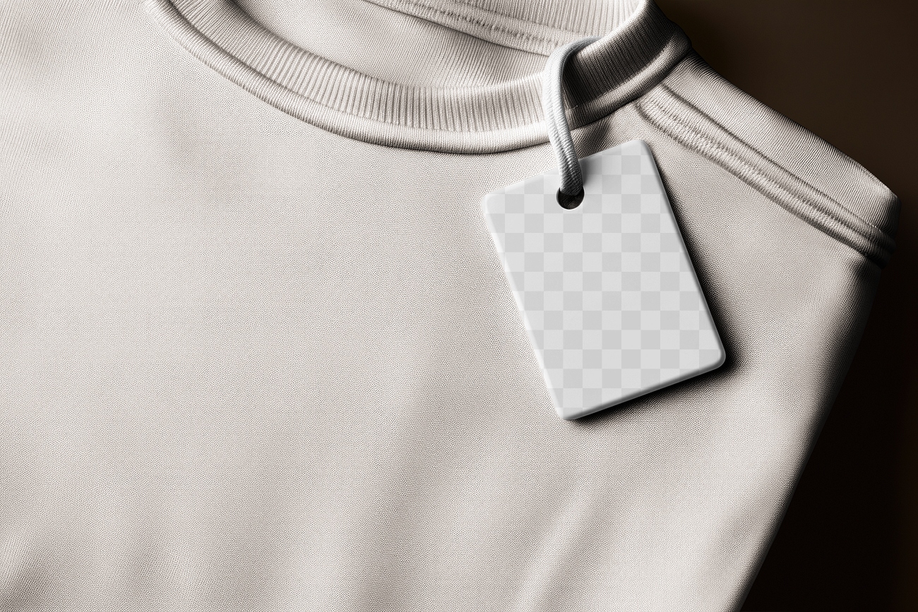 Clothing tag png mockup, transparent | Premium PNG - rawpixel