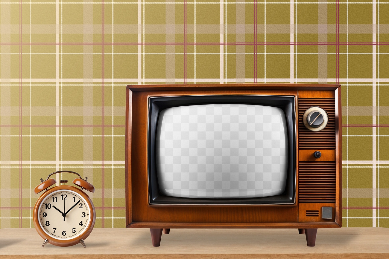 Vintage television screen png mockup, | Premium PNG - rawpixel