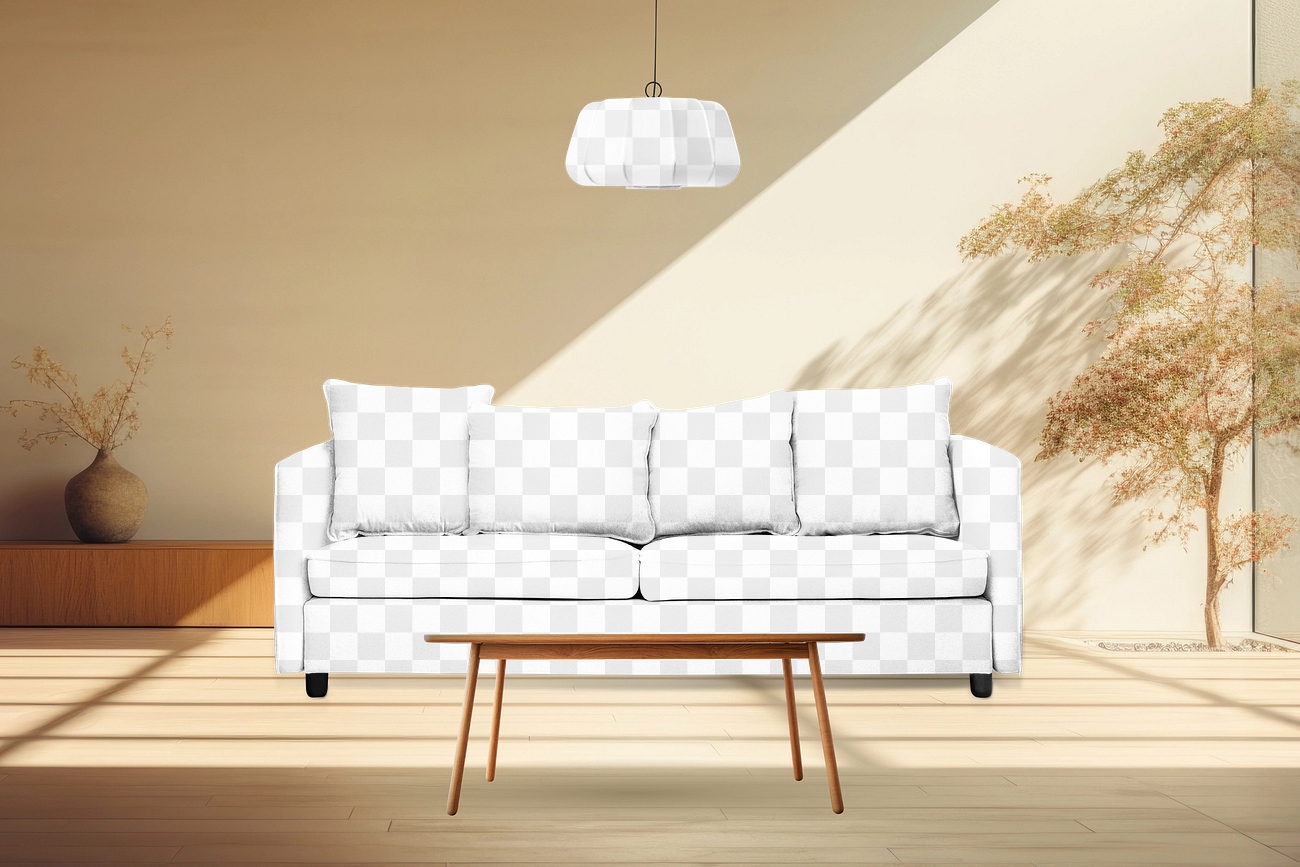 Living room png, transparent mockup | Premium PNG - rawpixel