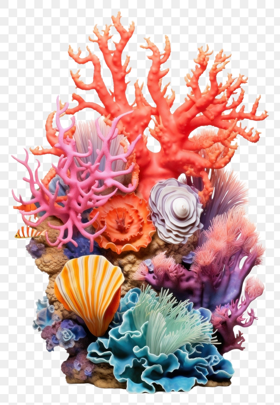 PNG Colorful coral reef nature | Premium PNG - rawpixel