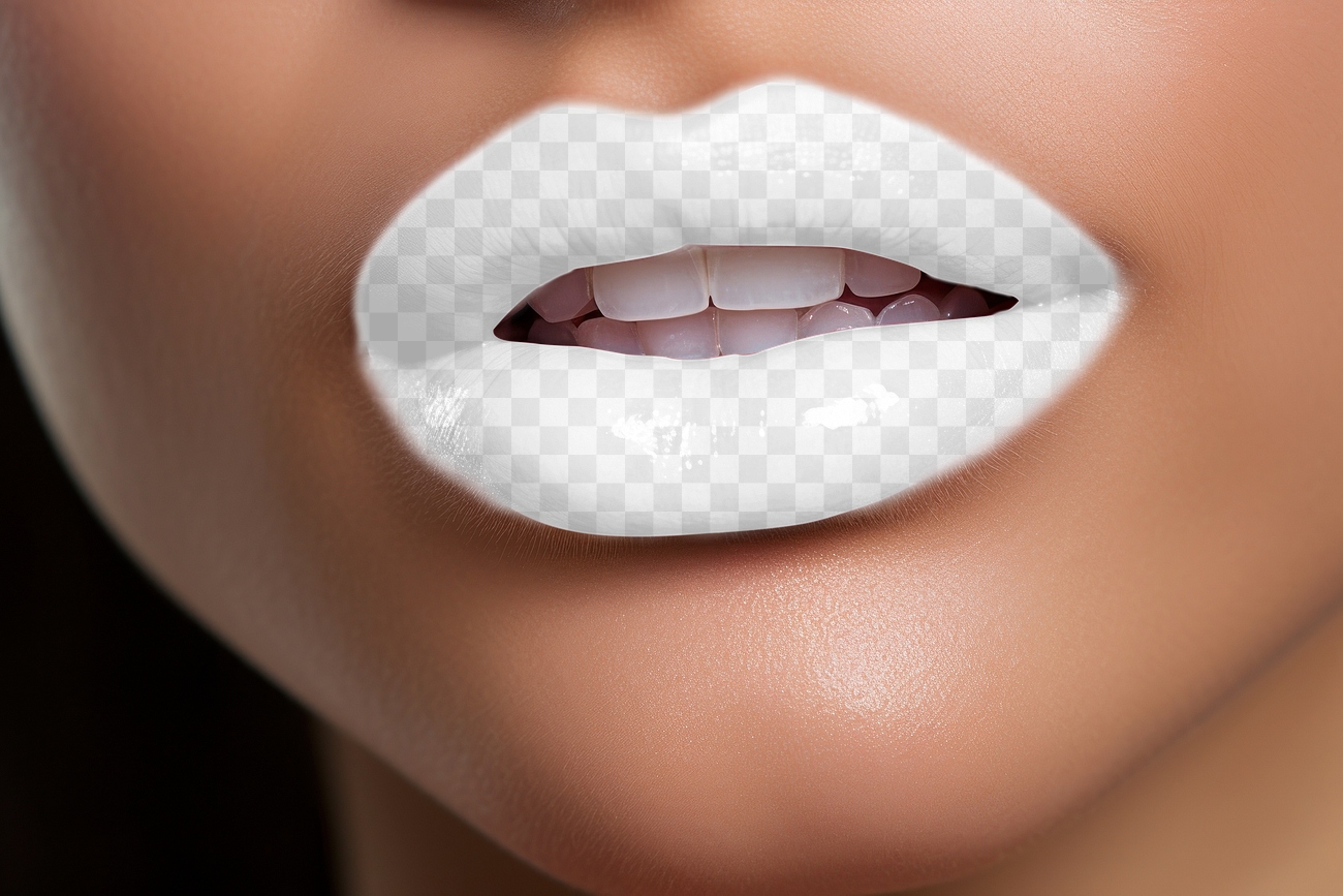 Women's lips png mockup, transparent | Premium PNG - rawpixel