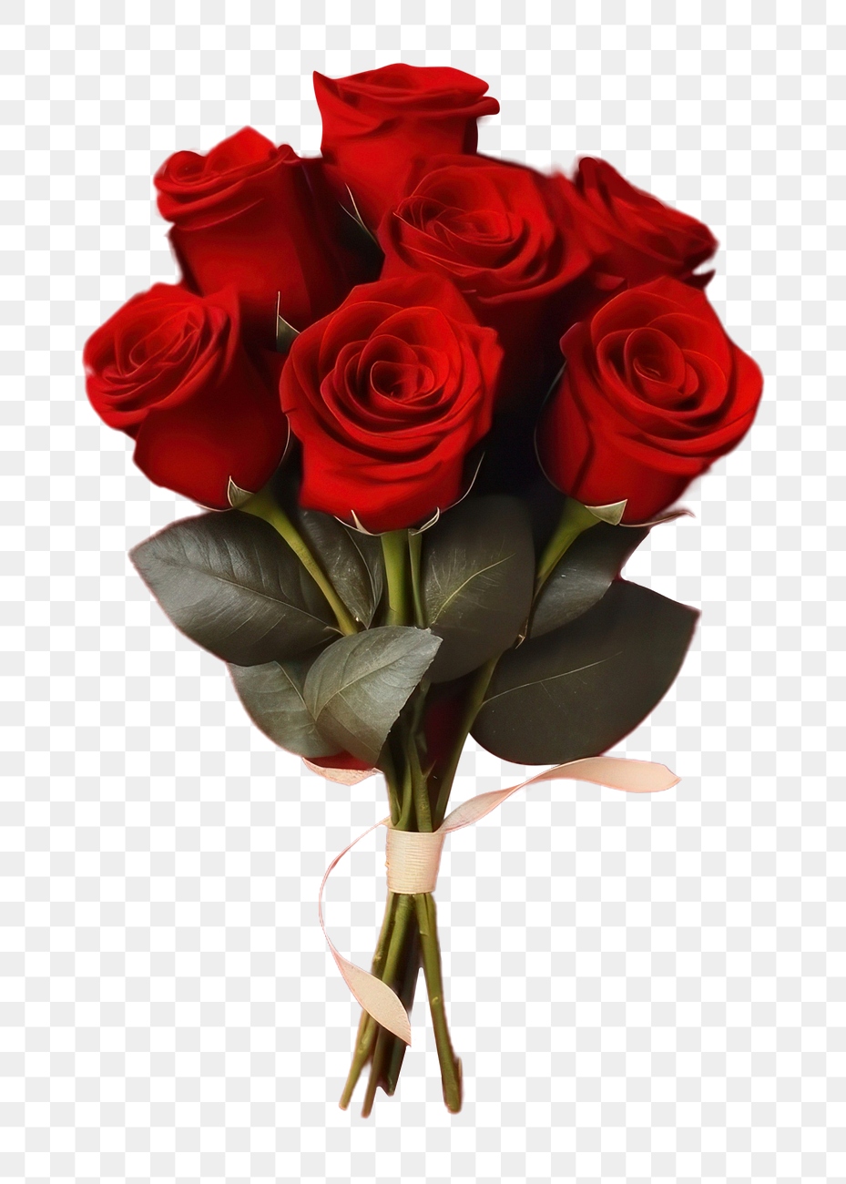 PNG Red rose bouquet flower | Free PNG - rawpixel
