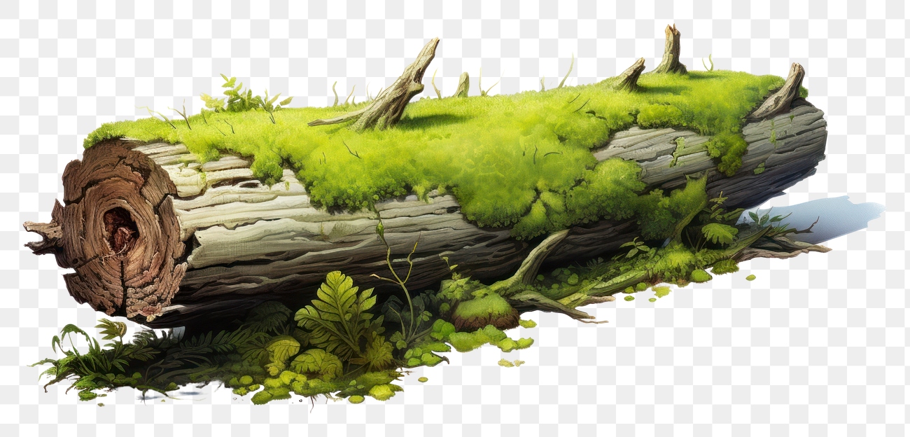 PNG detailed Moss - covered | Premium PNG - rawpixel