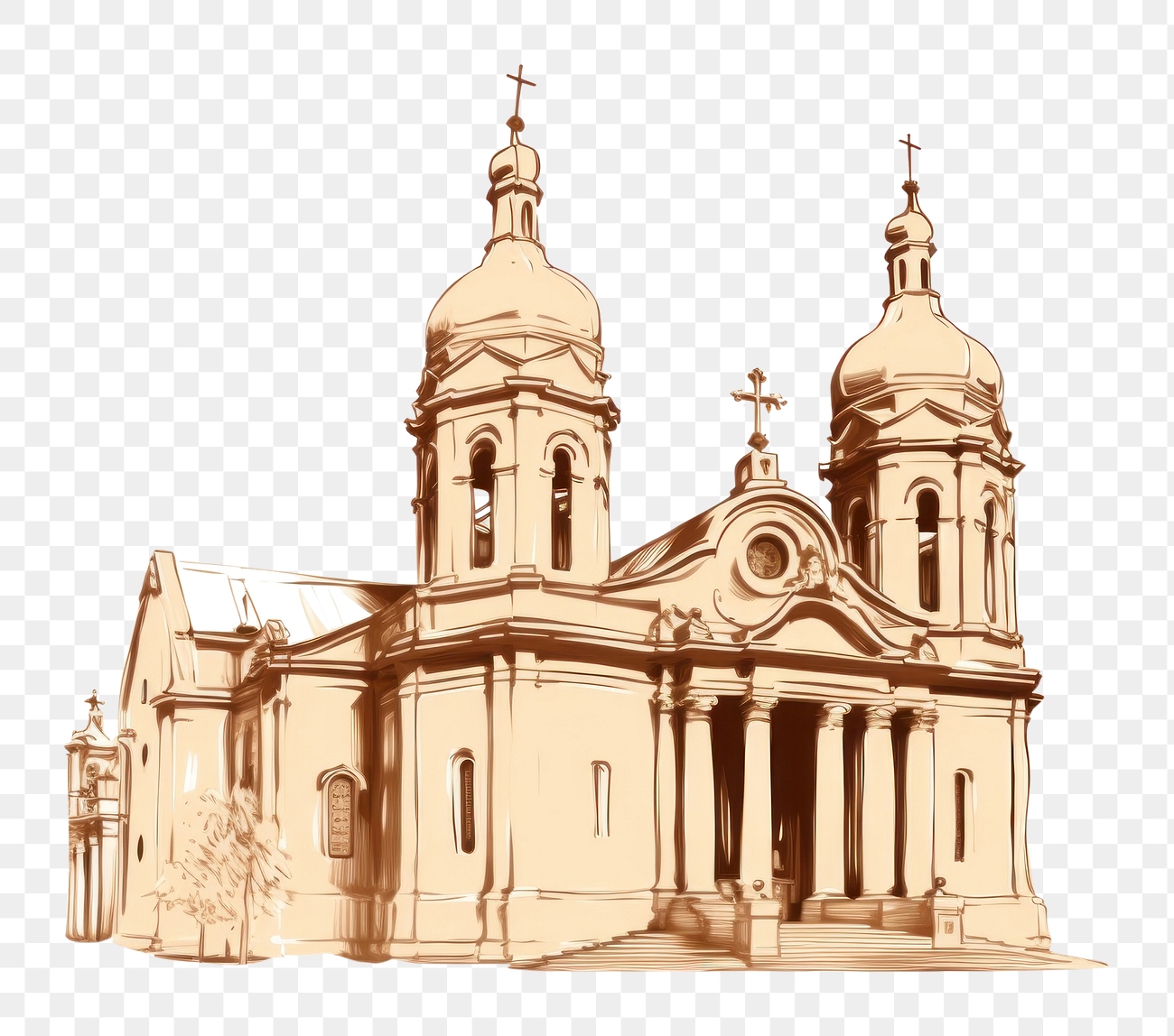 PNG Christian sanctuary drawing sketch | Free PNG - rawpixel