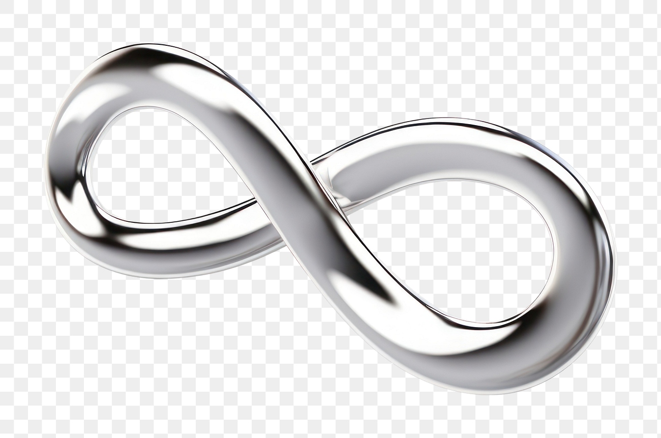 PNG infinity symbol silver jewelry | Free PNG - rawpixel