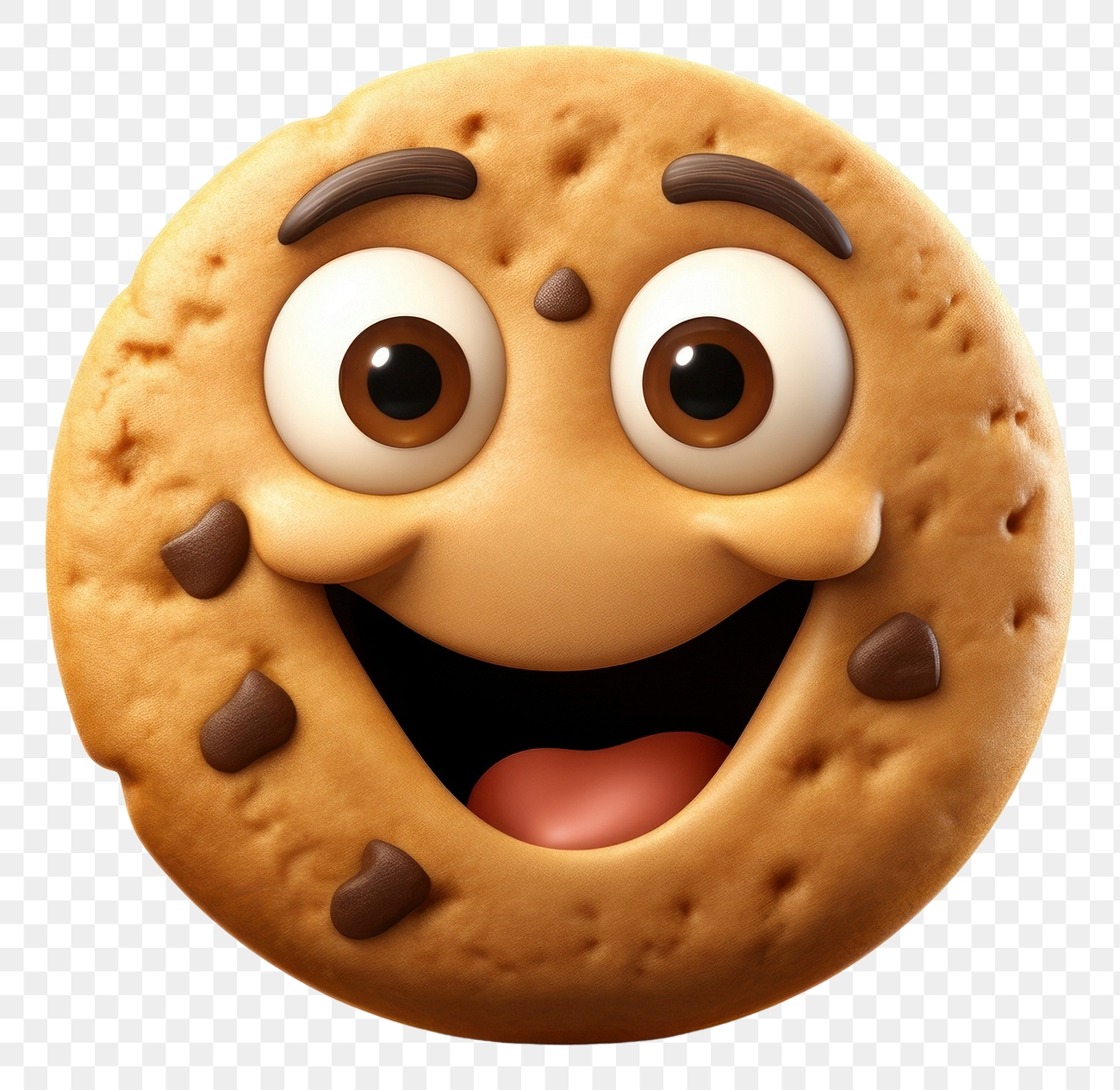 PNG Cookie cartoon food face | Premium PNG - rawpixel