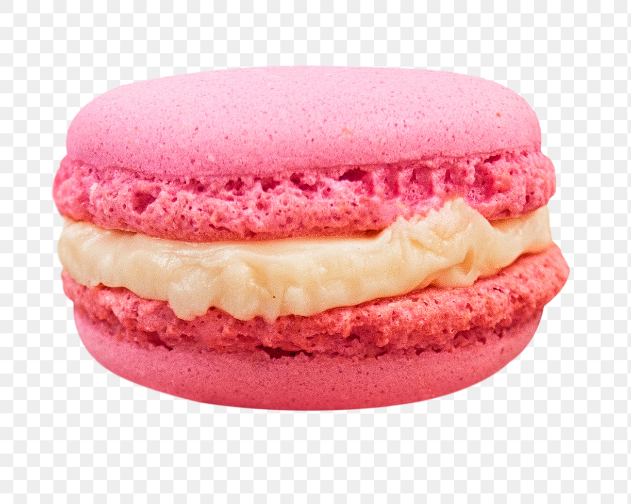 Pink macaron png sticker, transparent | Free PNG - rawpixel