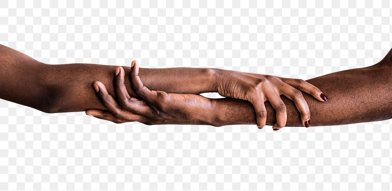 Two hands supporting each other png | Free stock illustration | High ...