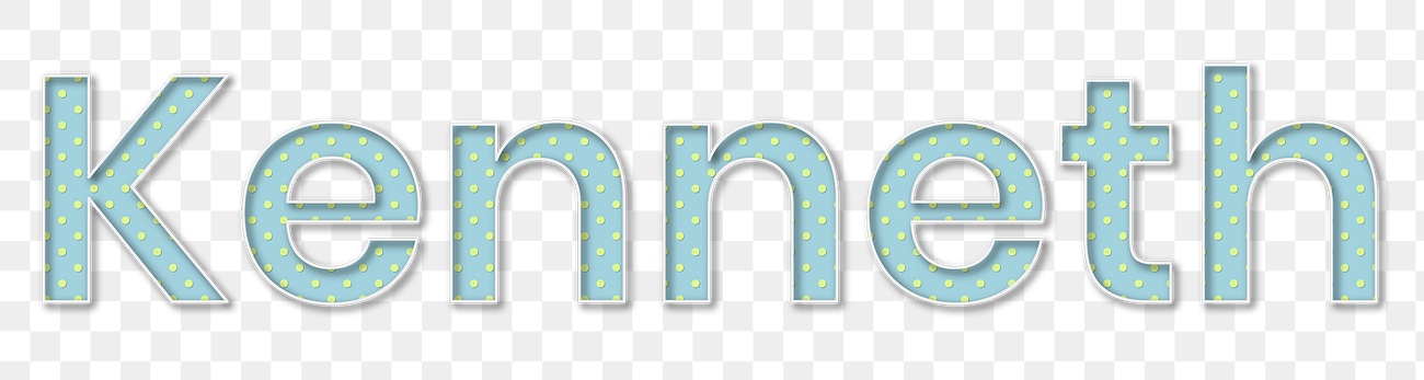 Png male name Kenneth typography | Free PNG Sticker - rawpixel
