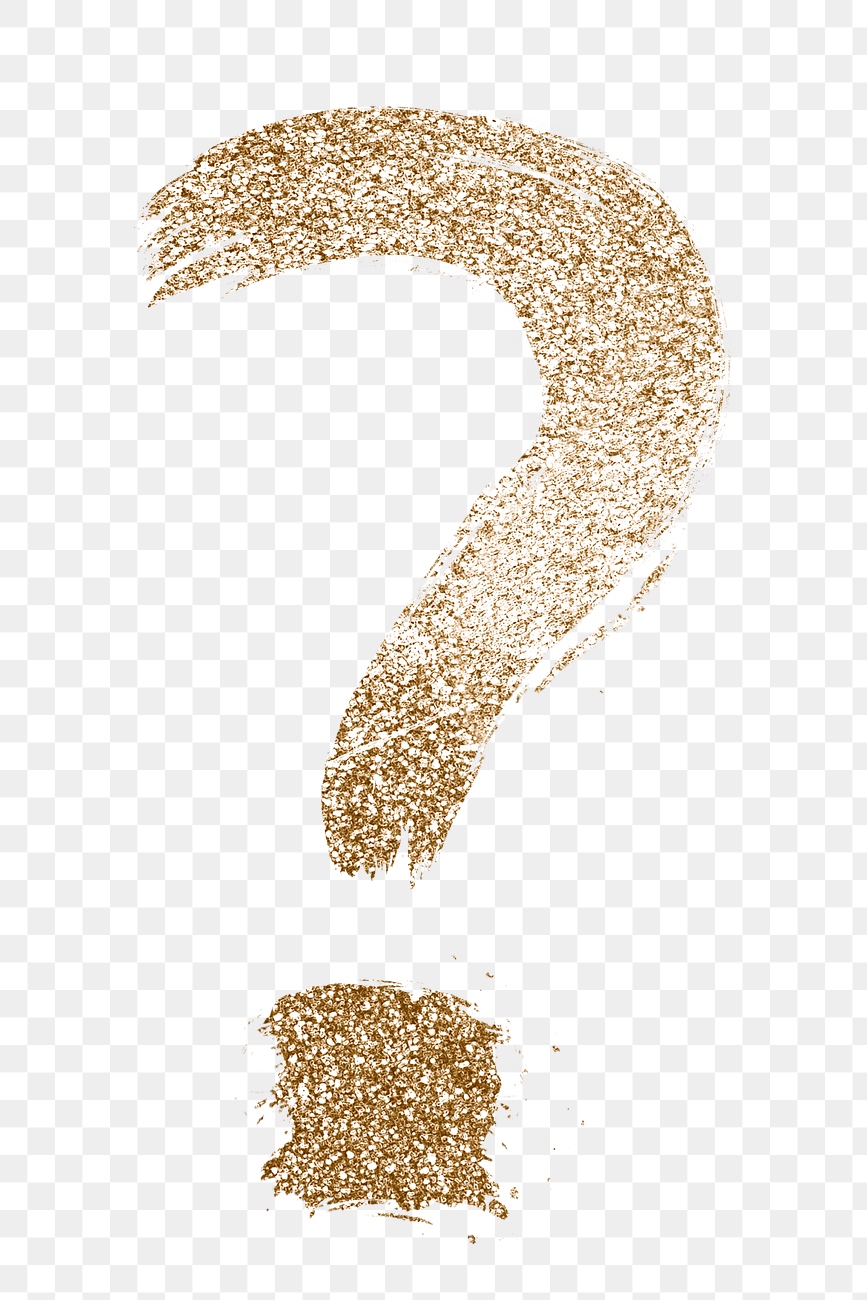 Transparent glitter question mark symbol | Free PNG Sticker - rawpixel