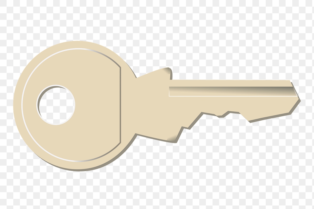 Beige key png sticker security | Free PNG - rawpixel