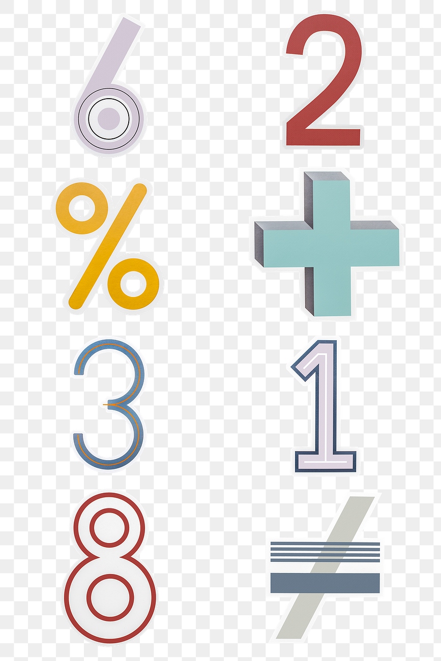 Mathematical signs and formula icons | Premium PNG - rawpixel