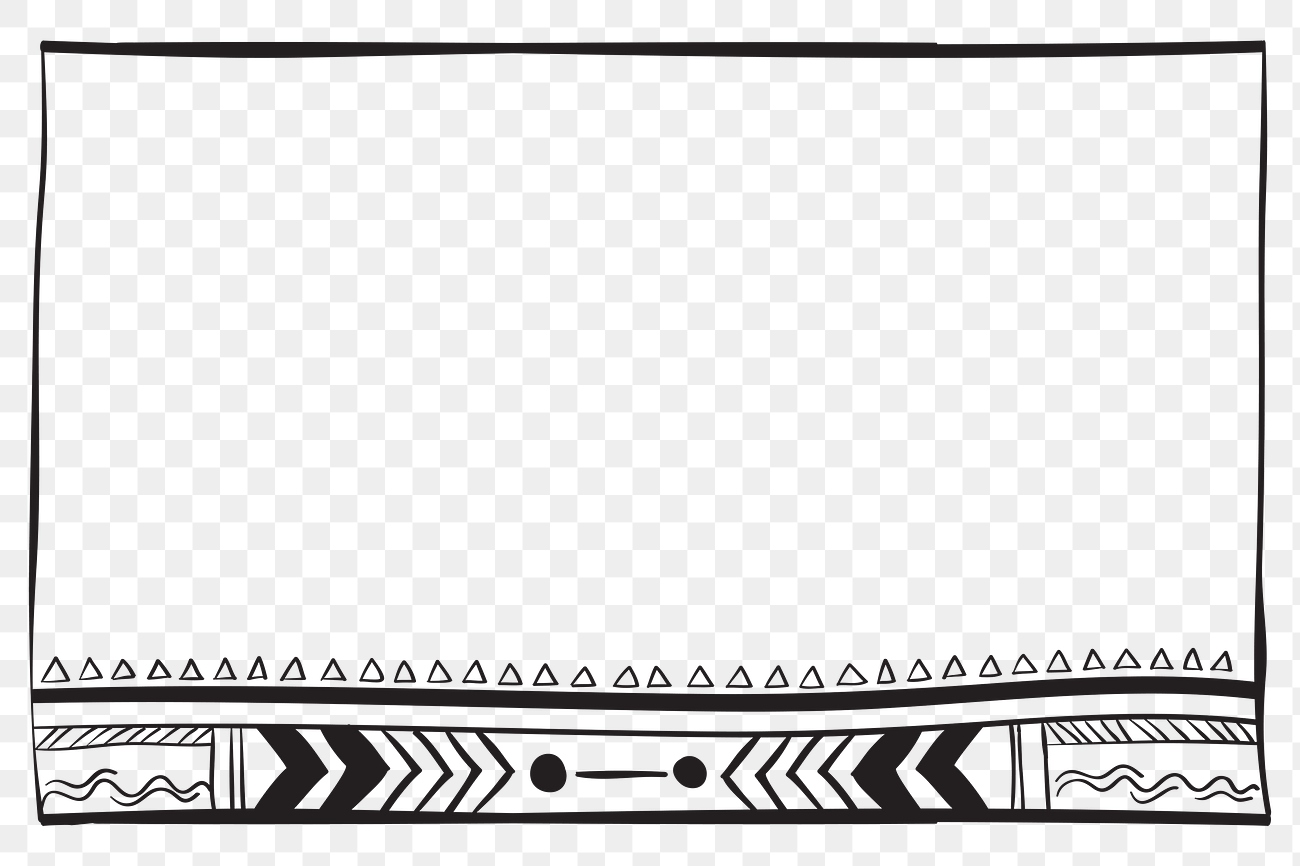 PNG ethnic tribal border frame | Premium PNG - rawpixel