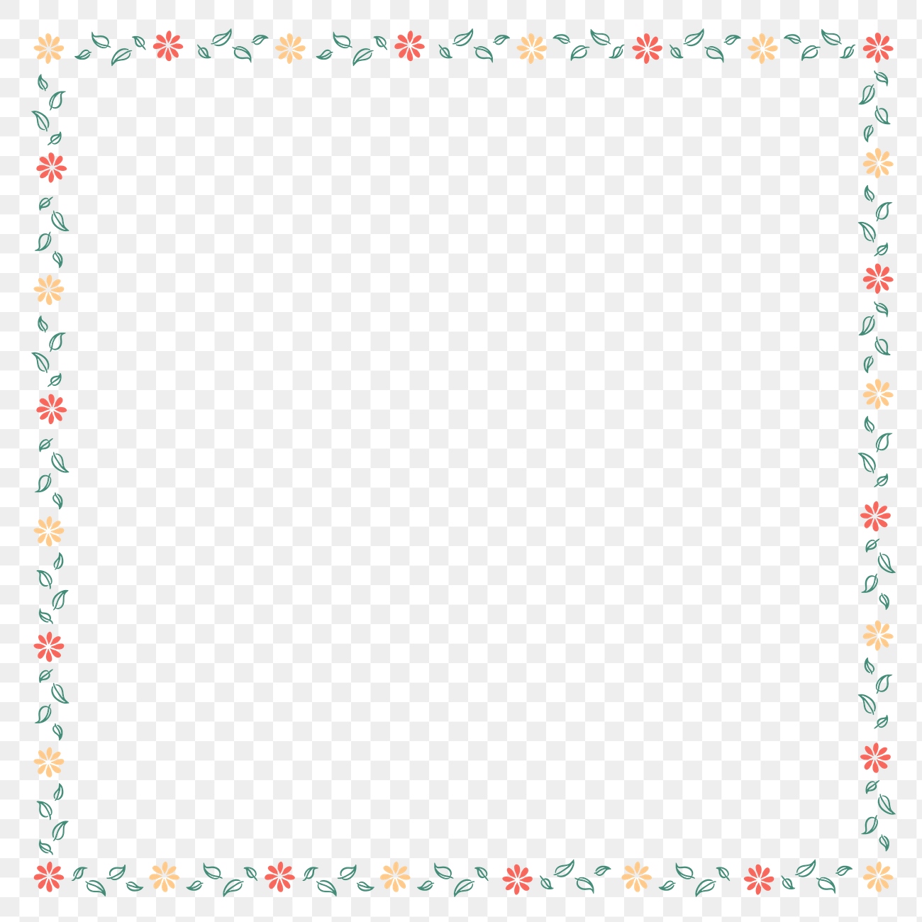 Summer flower frame design element | Premium PNG - rawpixel