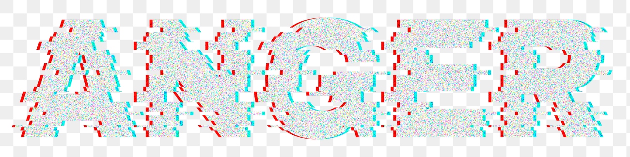 Gray blurred word ANGER typography | Premium PNG Sticker - rawpixel