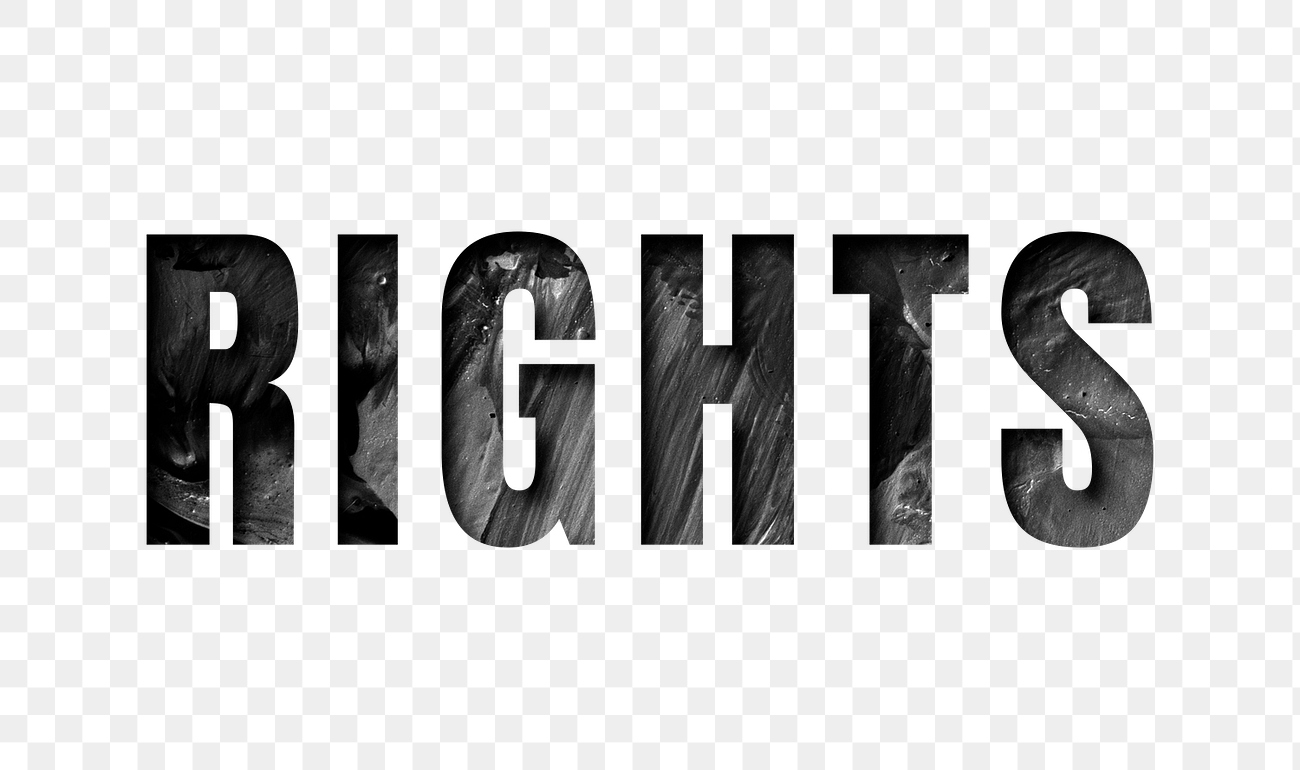 Rights uppercase letters typography design | Premium PNG Sticker - rawpixel