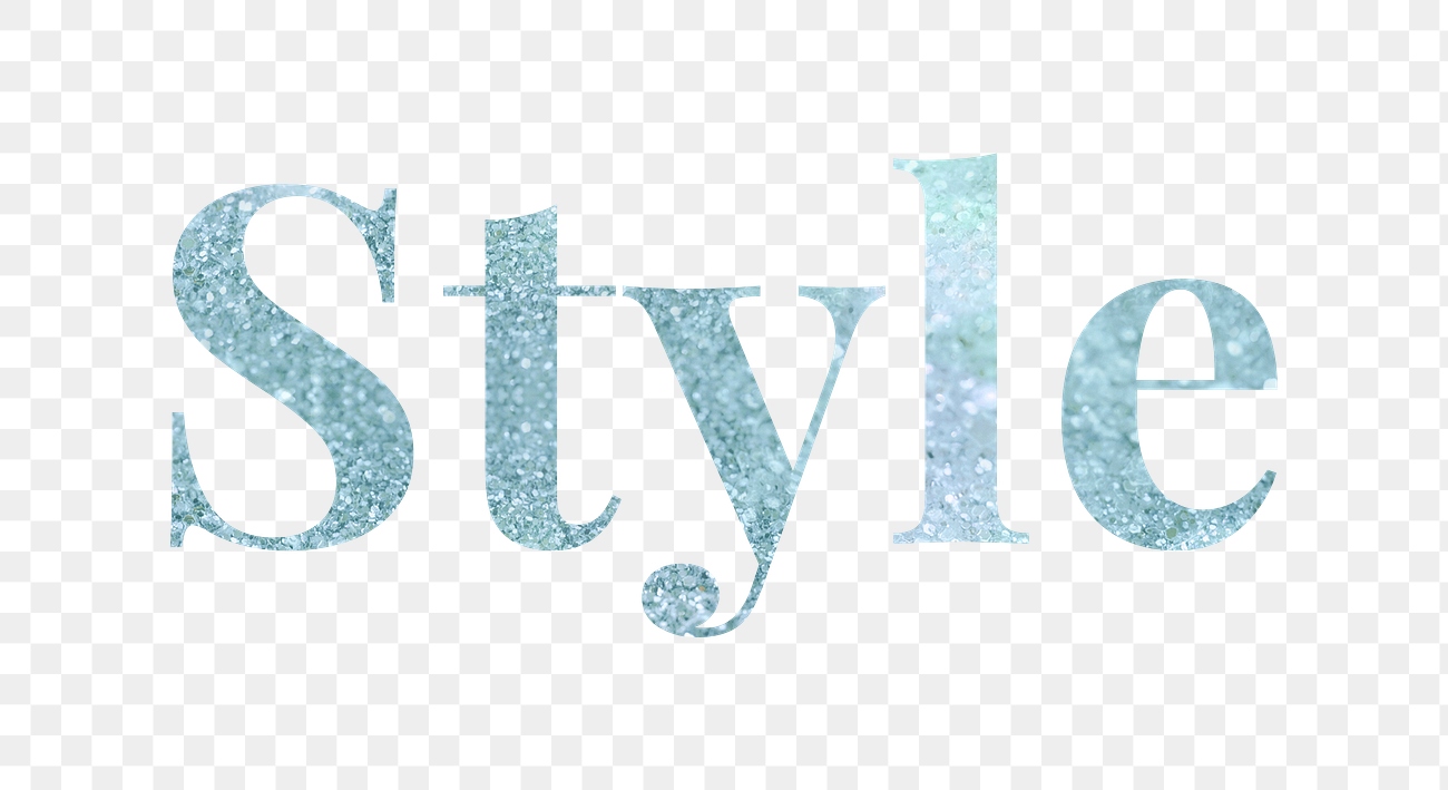 Glittery style light blue typography | Premium PNG Sticker - rawpixel
