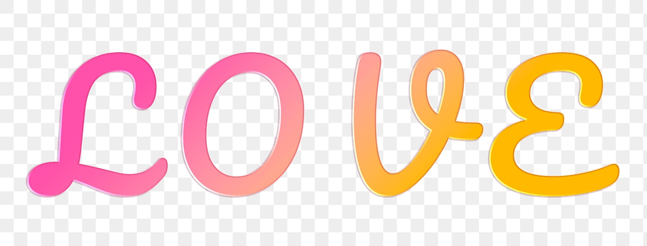 Love word png clipart doodle | Premium PNG Sticker - rawpixel