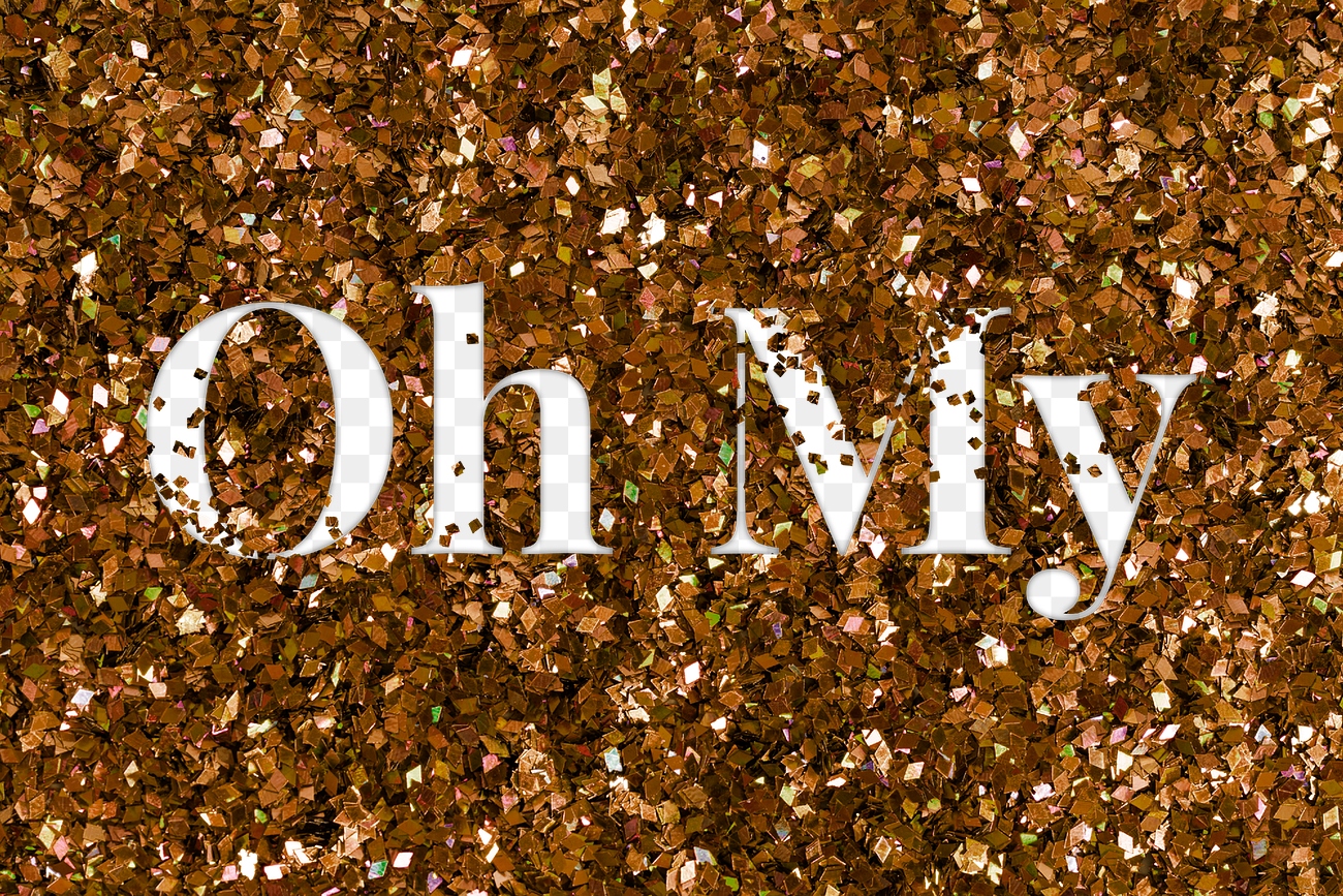 Oh my glittery png interjection | Free PNG - rawpixel