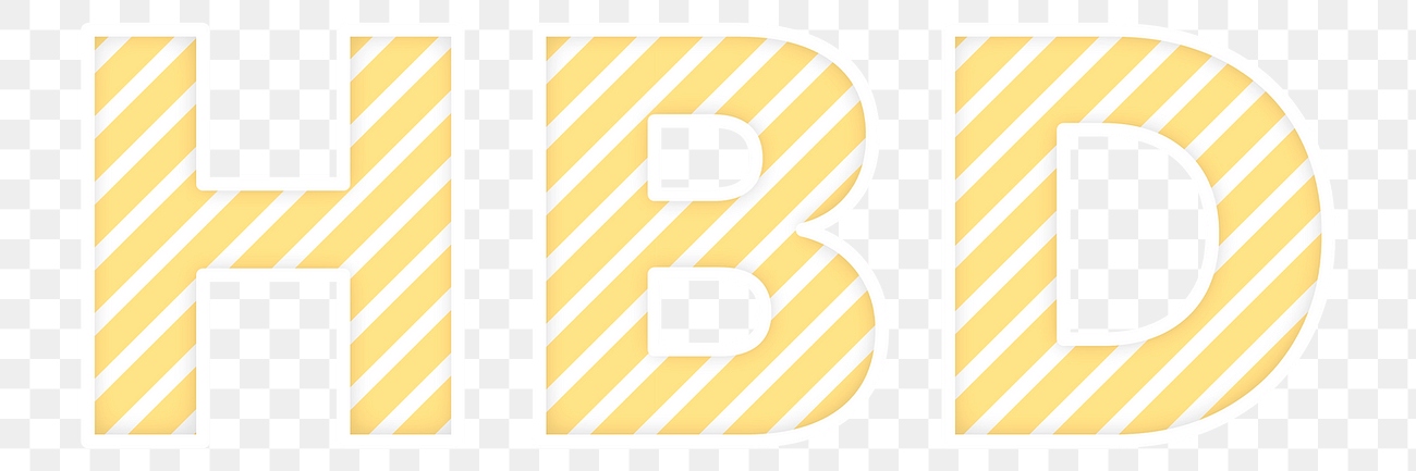 HBD png candy cane font | Free PNG Sticker - rawpixel