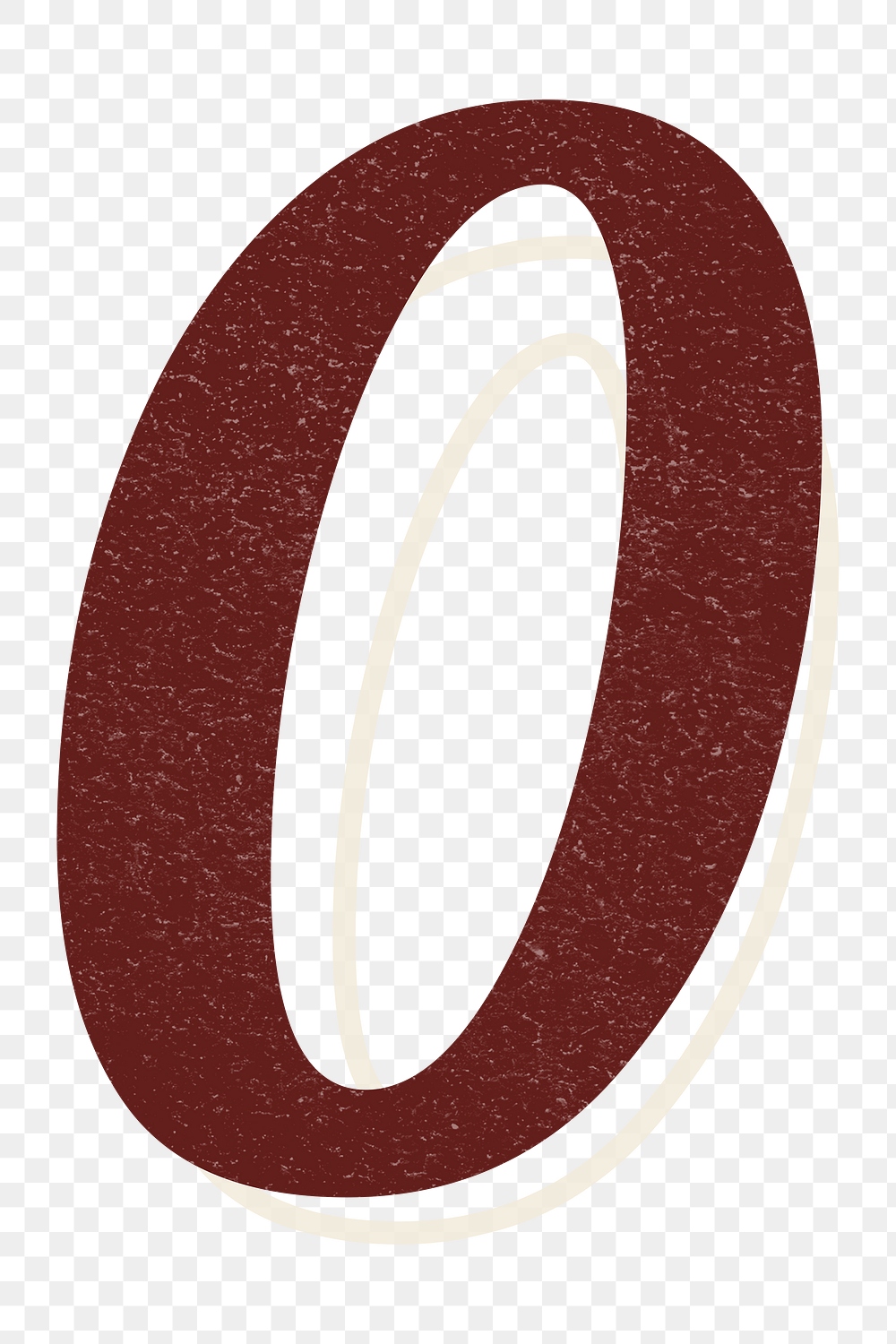 Red number 0 sign symbol | Premium PNG Sticker - rawpixel