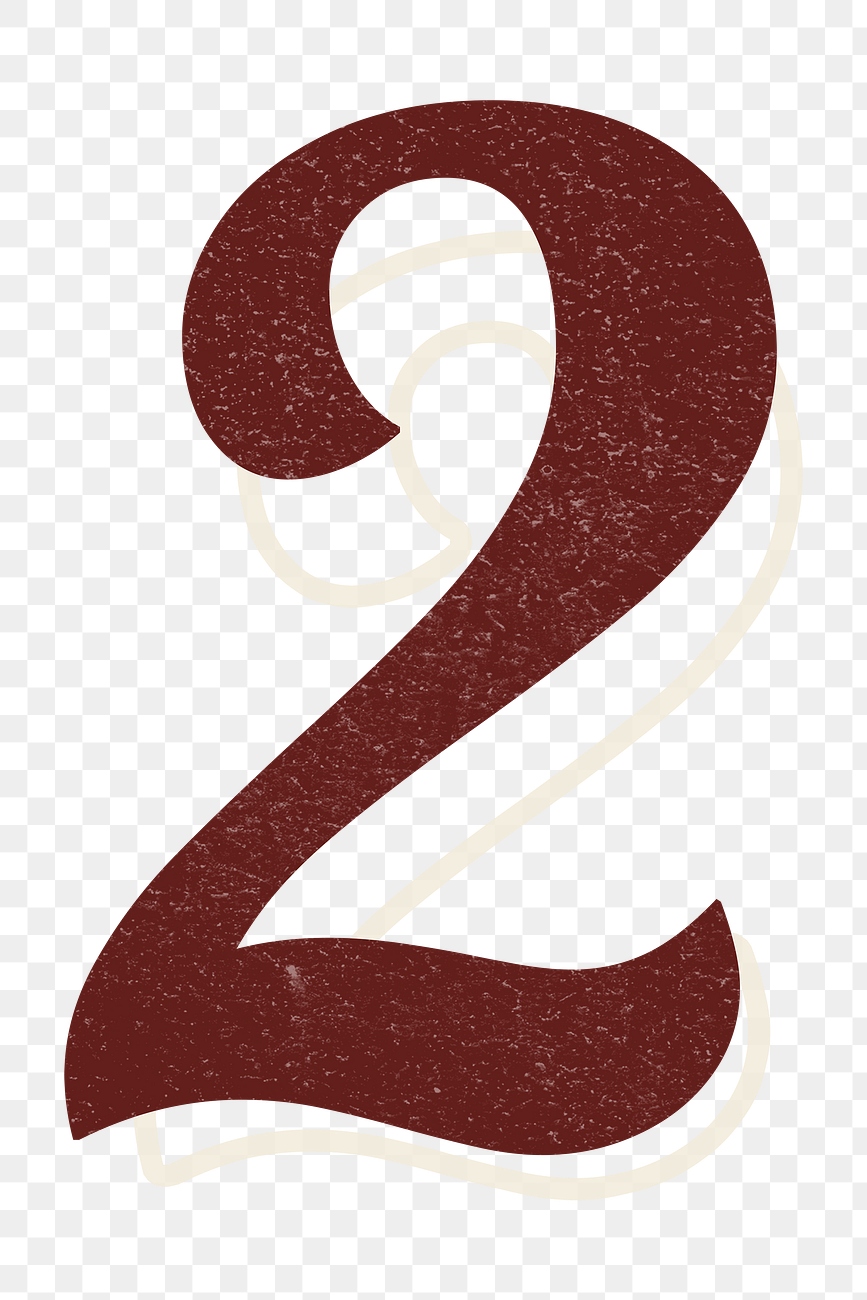 Red number 2 sign symbol | Premium PNG Sticker - rawpixel