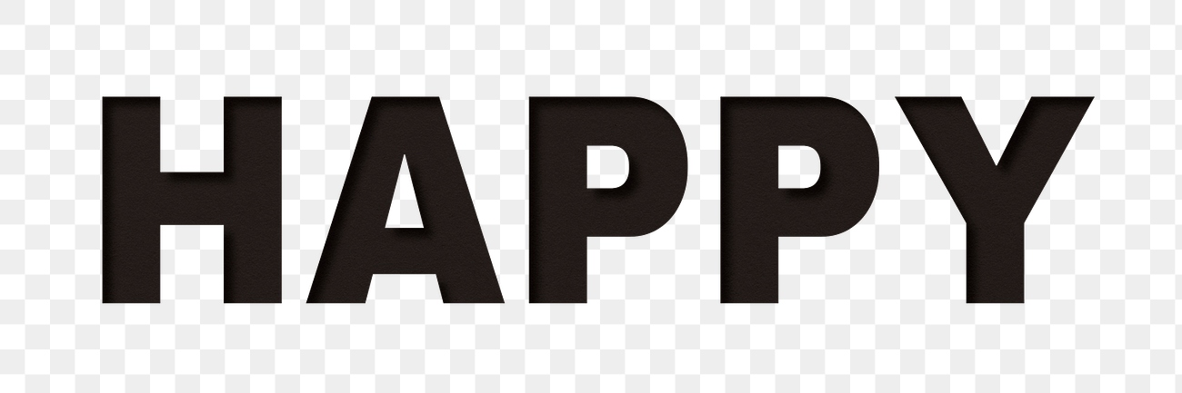 Png text happy typeface paper | Free PNG Sticker - rawpixel