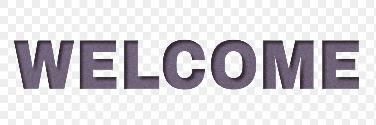 Png word welcome bold font | Free PNG Sticker - rawpixel