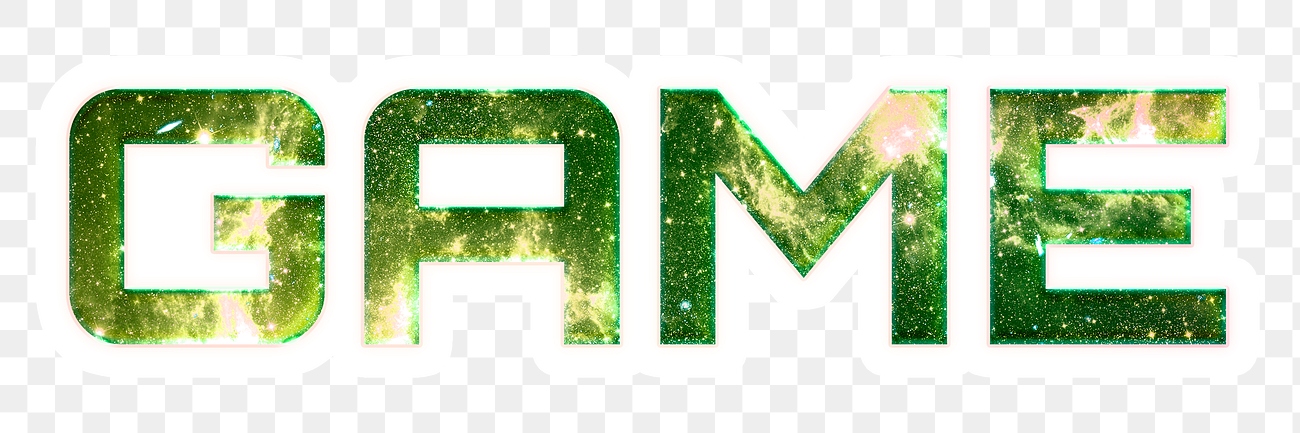 GAME png sticker typography word | Free PNG Sticker - rawpixel